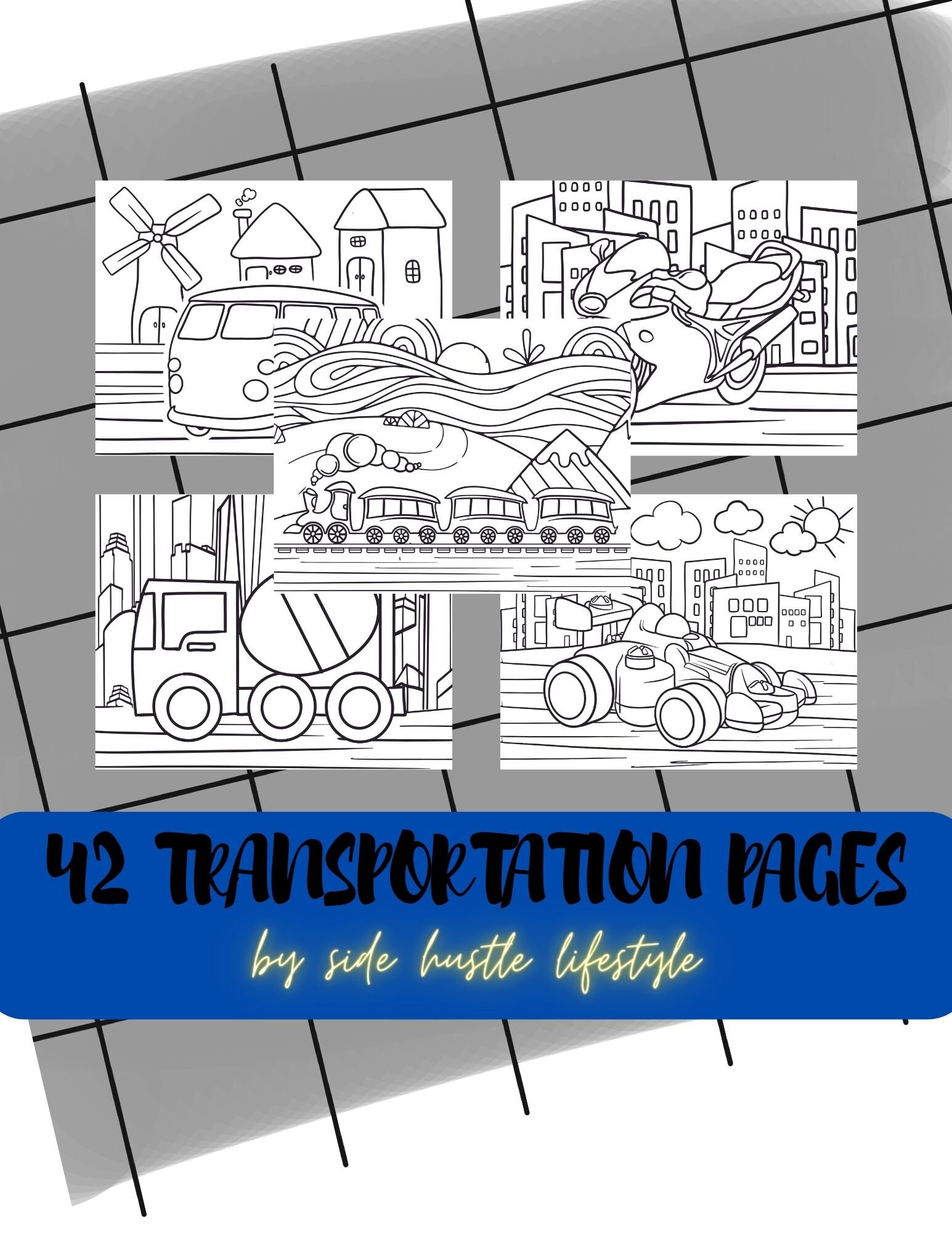42 Printable Transportation Coloring Pages for Kids, Boys & Girls ...