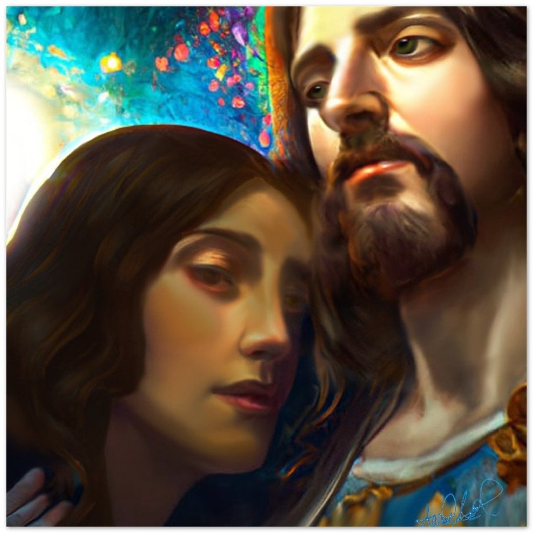 Miriam and Yeshua Poster - Etsy