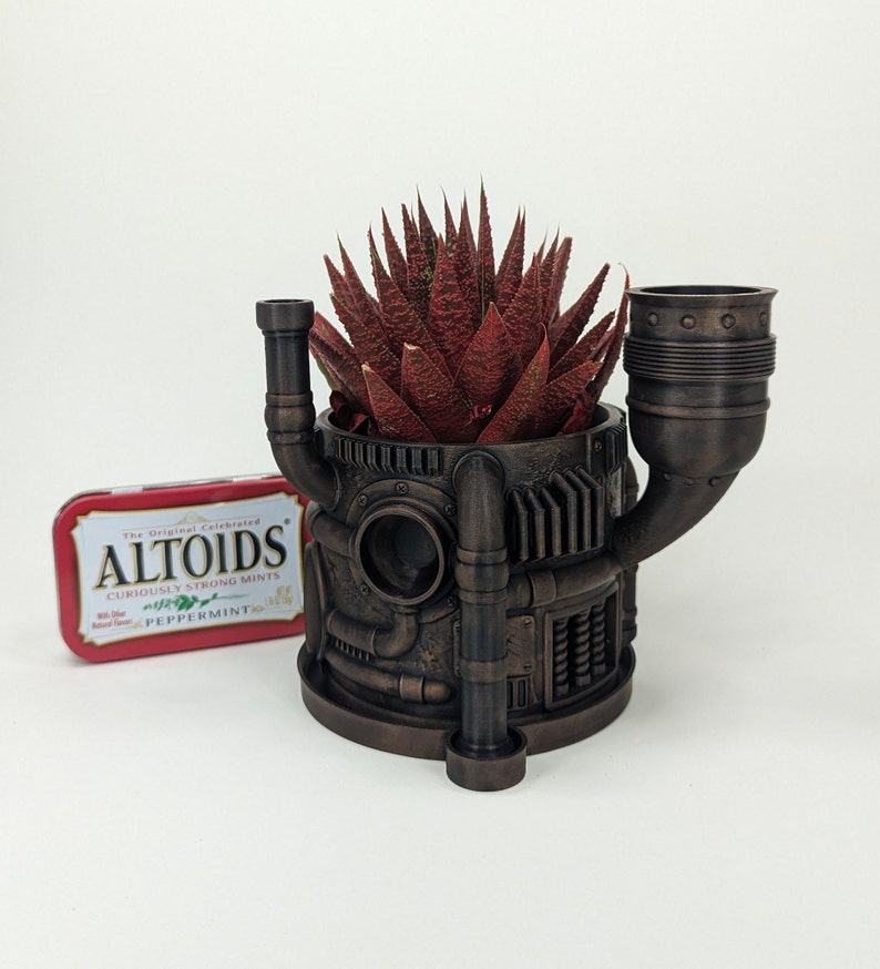 Steampunk Flower Pot - Etsy