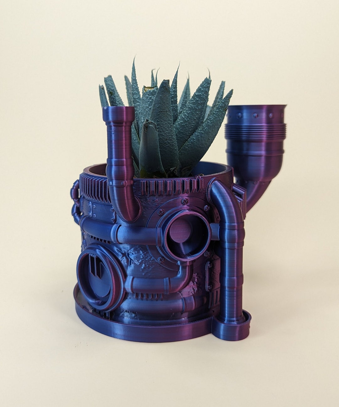 Steampunk Flower Pot - Etsy