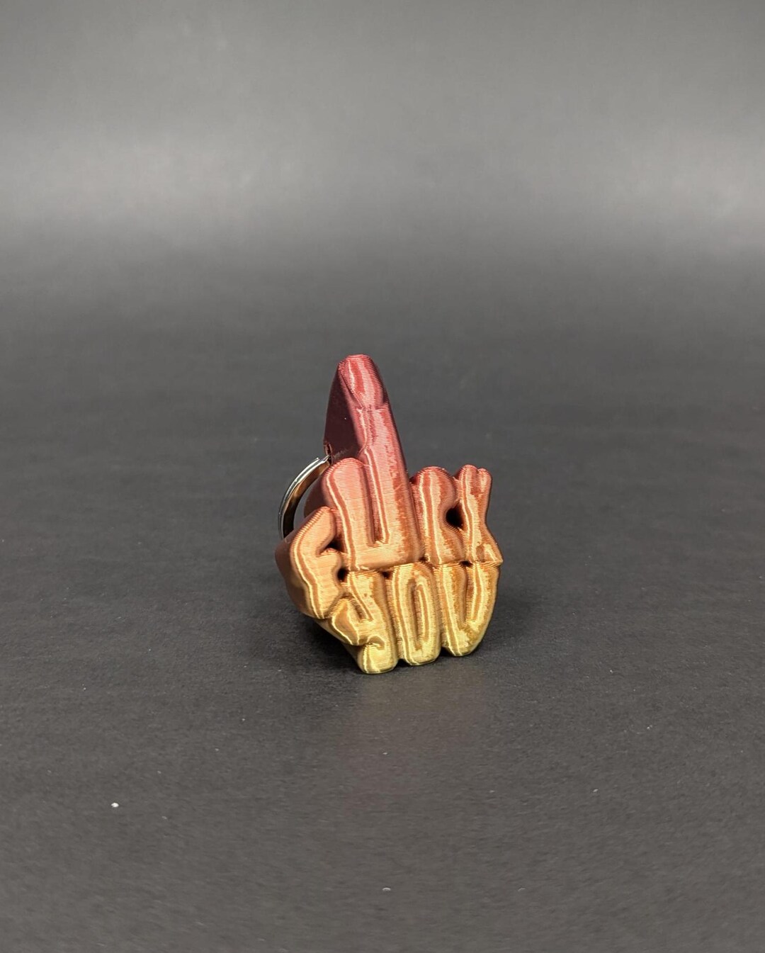 Middle Finger Keychain - Etsy