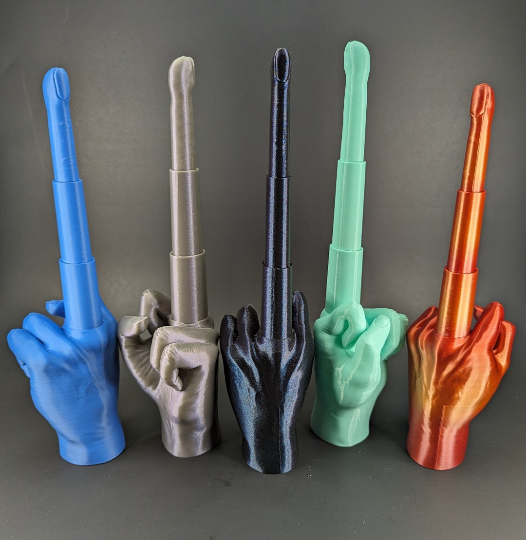 Collapsing Middle Finger - Etsy