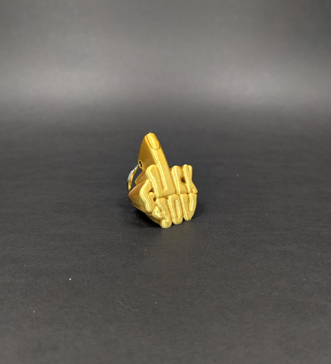 Middle Finger Keychain - Etsy