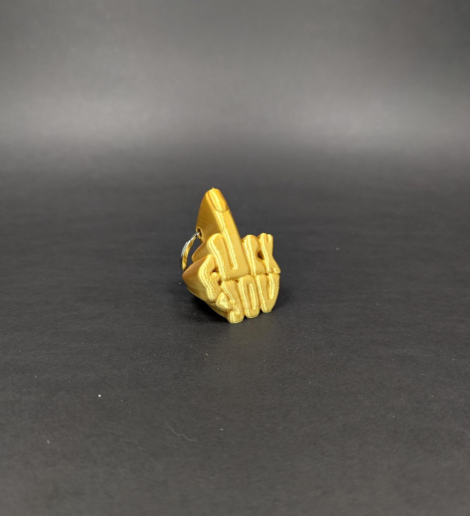 Middle Finger Keychain - Etsy