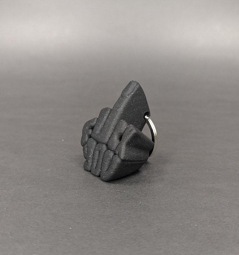Middle Finger Keychain - Etsy