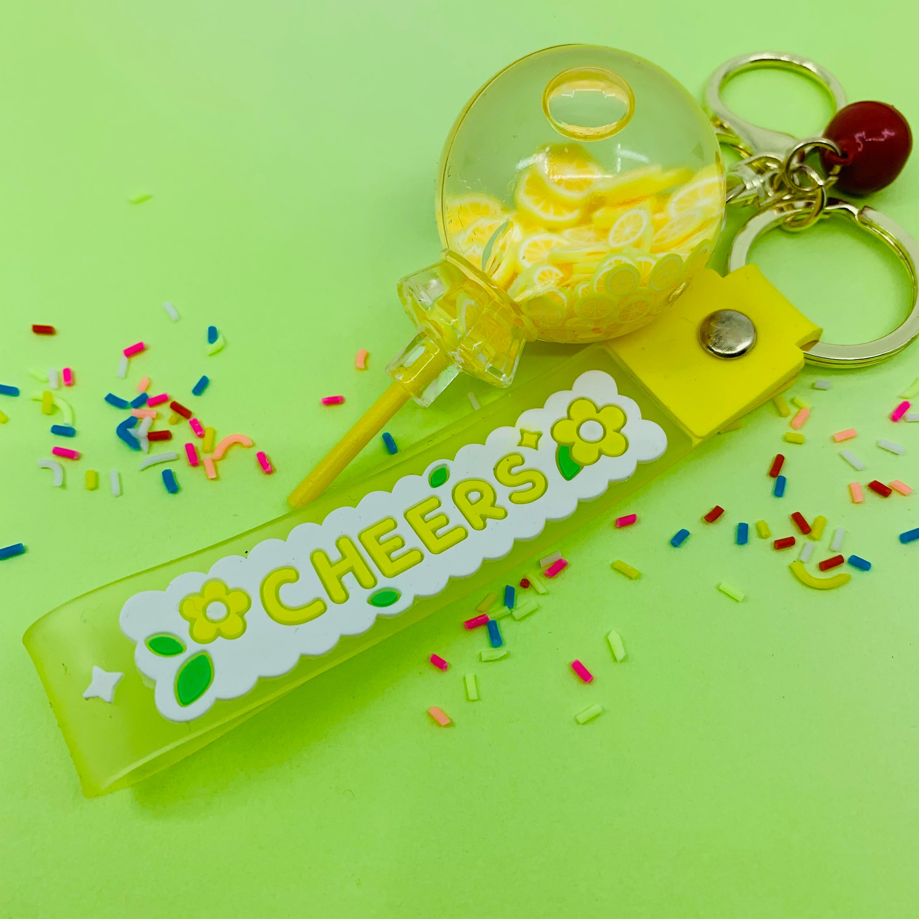 Candy Lollipop, Fruit Lollipop Keychain, Candy Accessory, Key Ring ...