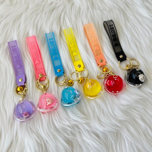Liquid Keychain - Etsy