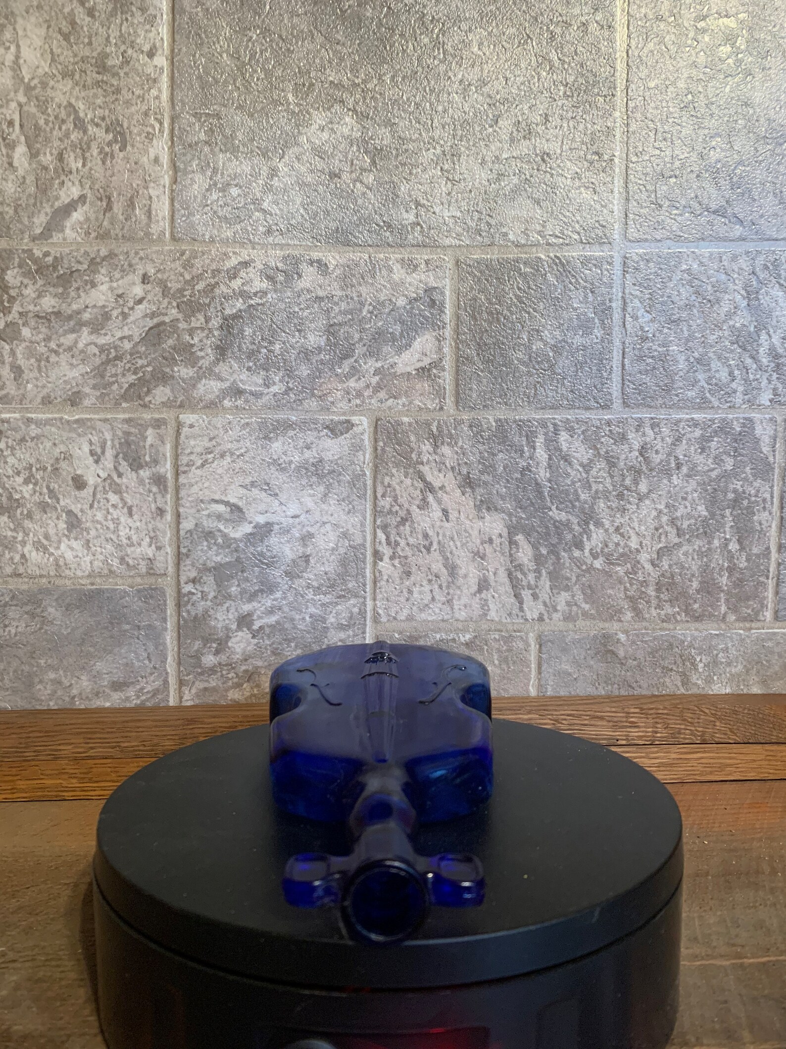 Pair of Vintage Cobalt Violin Glass Bottles | Collectible Cobalt Glass ...