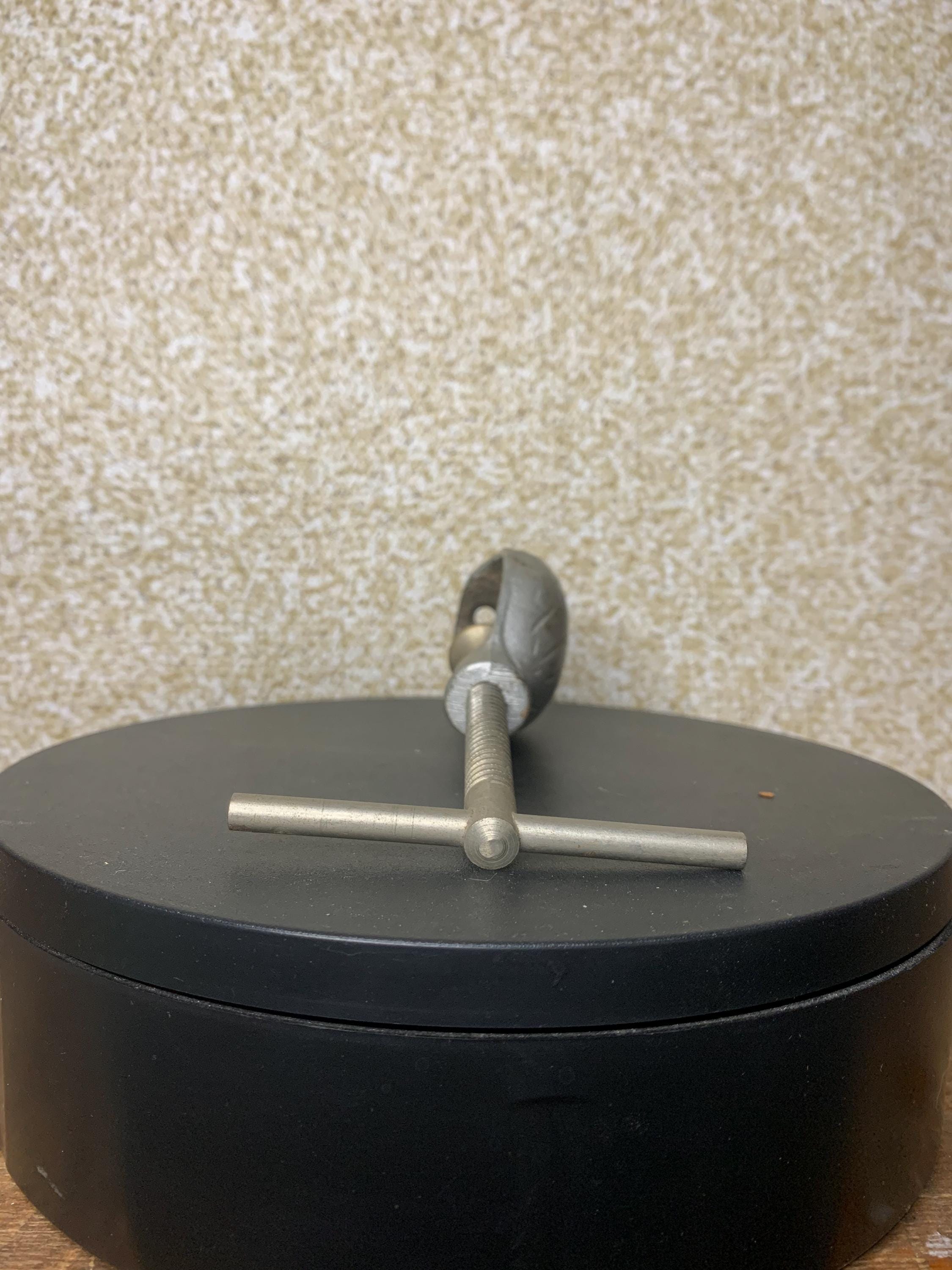 Vintage Nut Shaped Nutcracker / 1930s T-bar Screw Type Nutcracker ...