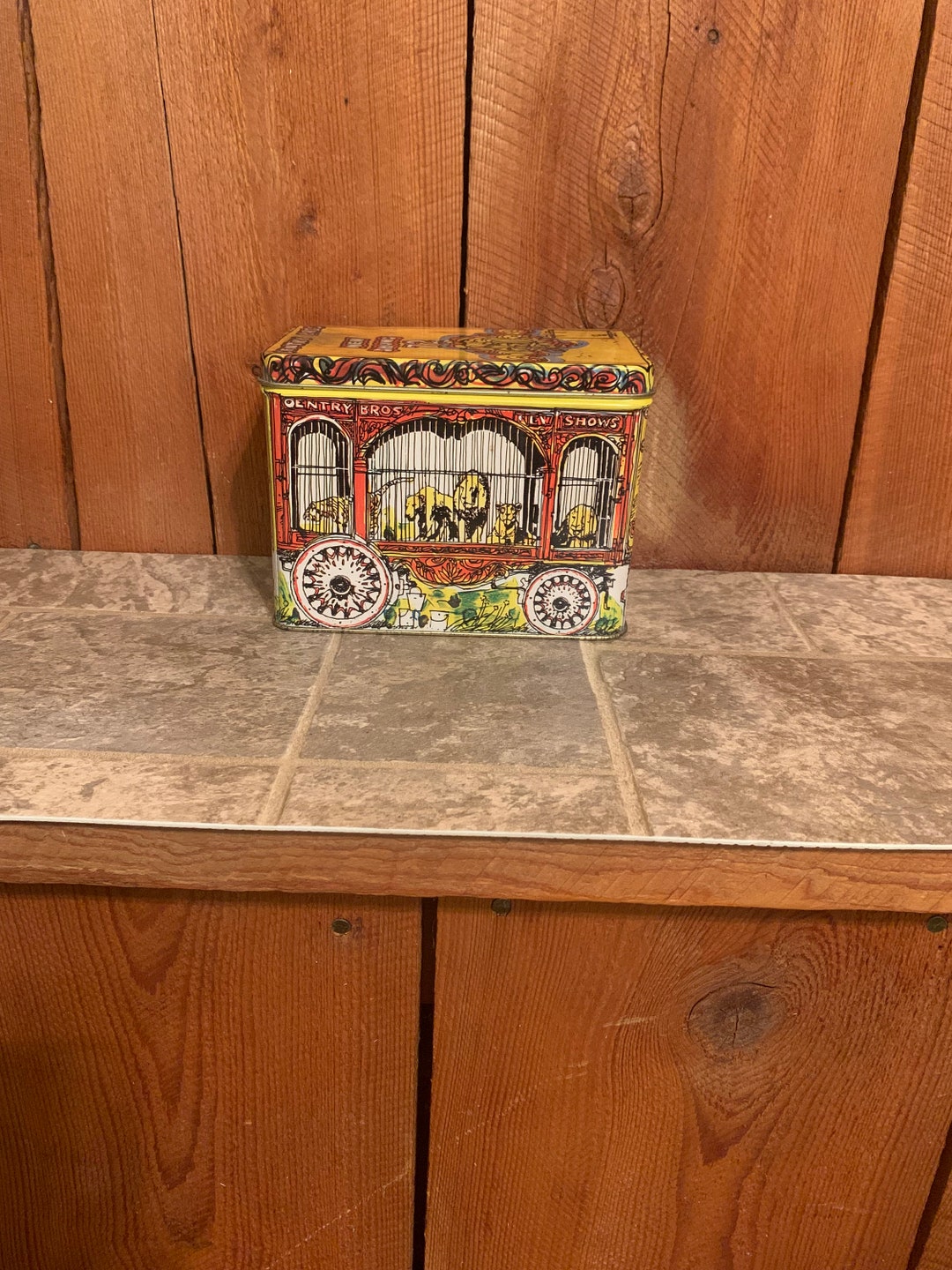 Vintage Centry Bros Circus Parade Tin Box 1980s - Etsy