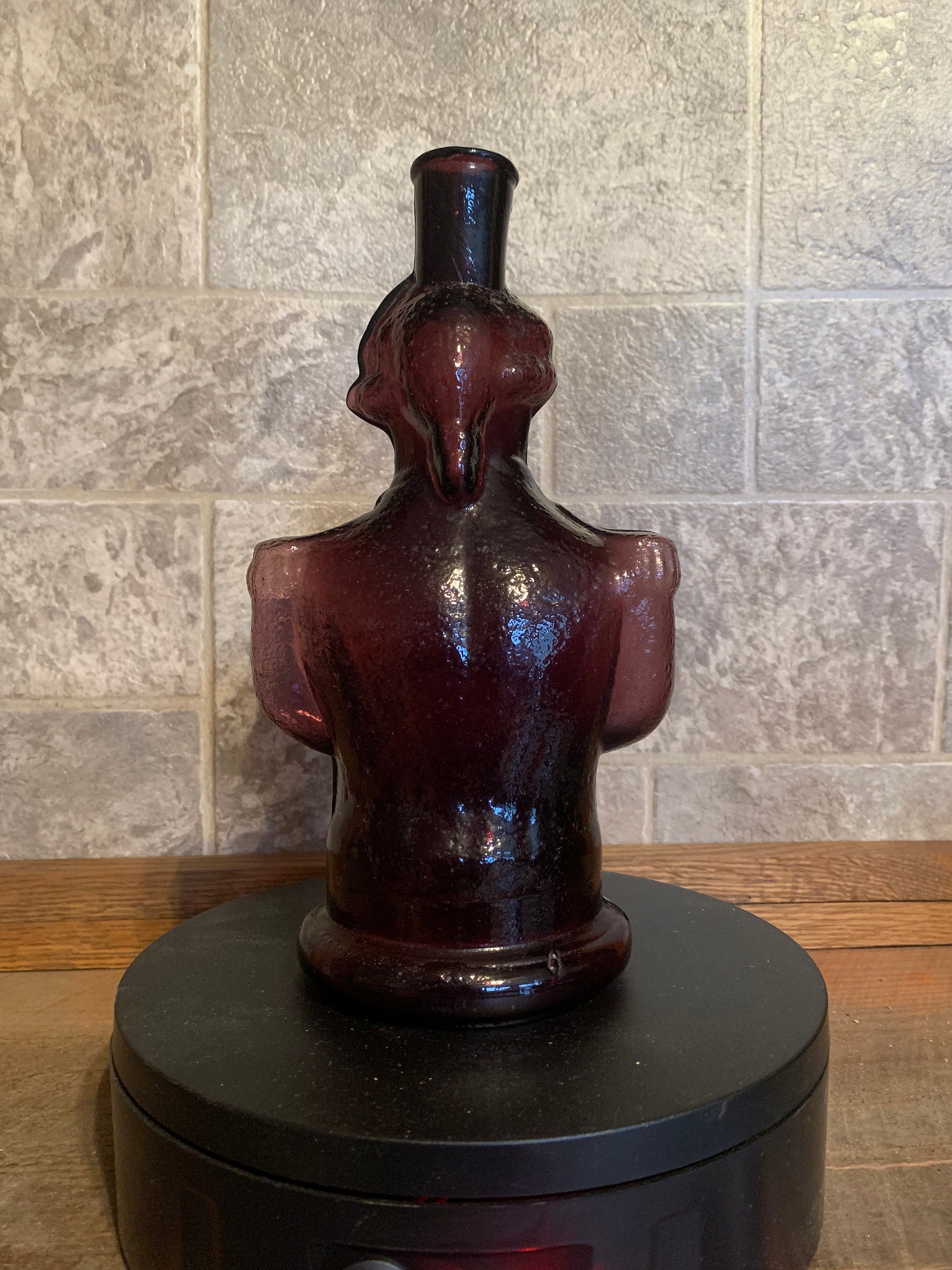 Vintage Purple General George Washington Bust Bottle | Purple George ...