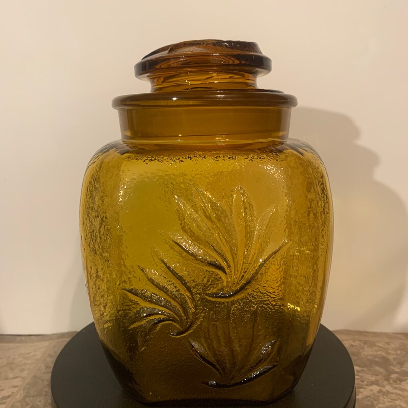 Amber Textured Glass - Etsy