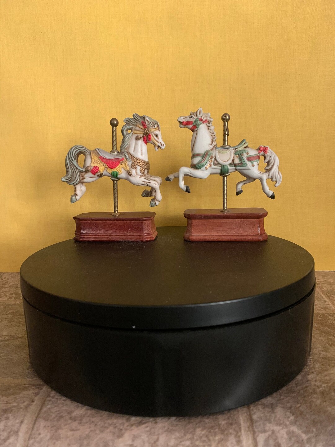 Vintage Ceramic Carousel Horses | Horse Decor | Carousel Horse ...