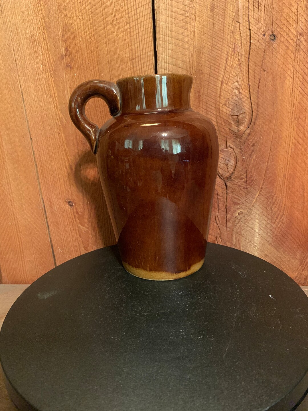 Vintage Stone Ware Pitcher Rustic Brown Pitcher Jug Clay - Etsy