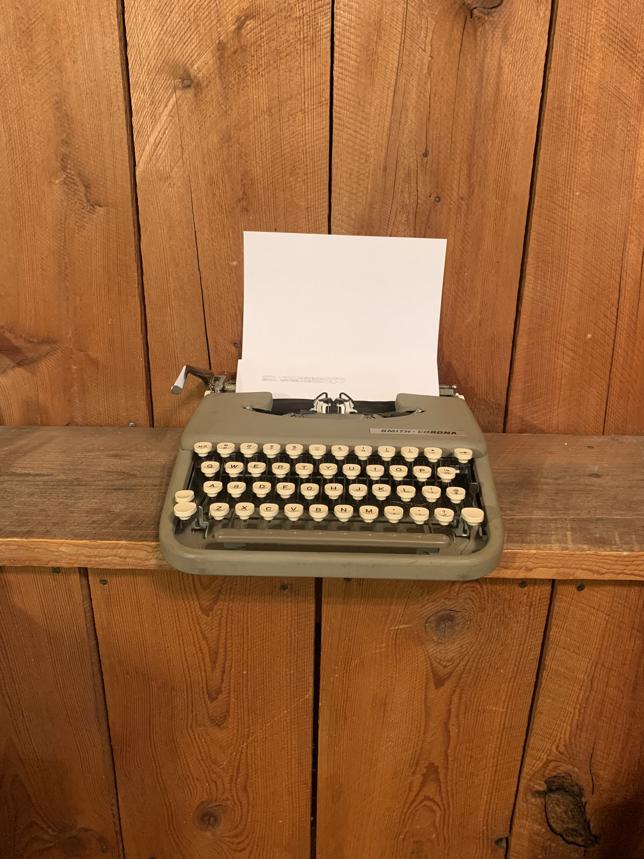 Vintage Used 1960s Portable Smith-corona Skyriter Typewriter in ...