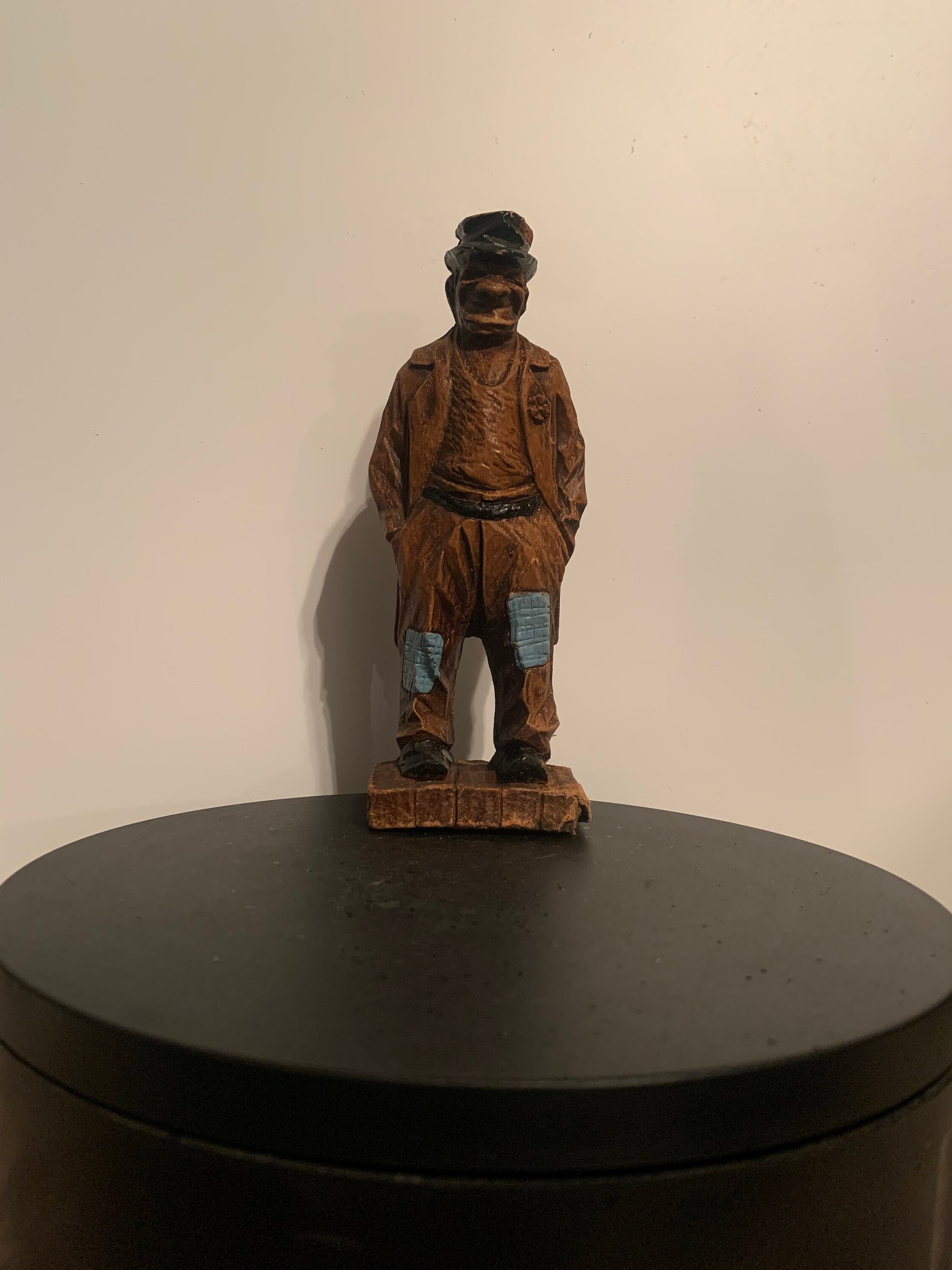 Vintage Syroco Hobo Wooden Hobo Figurine Wooden Folk Art Hobo Unique ...