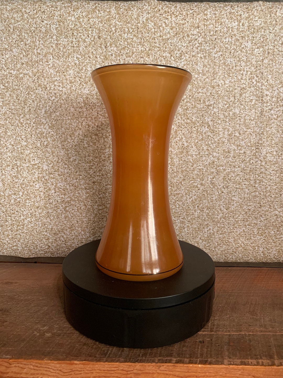Vintage Orange Hand Blown Vase Orange Glass Vase Medium - Etsy