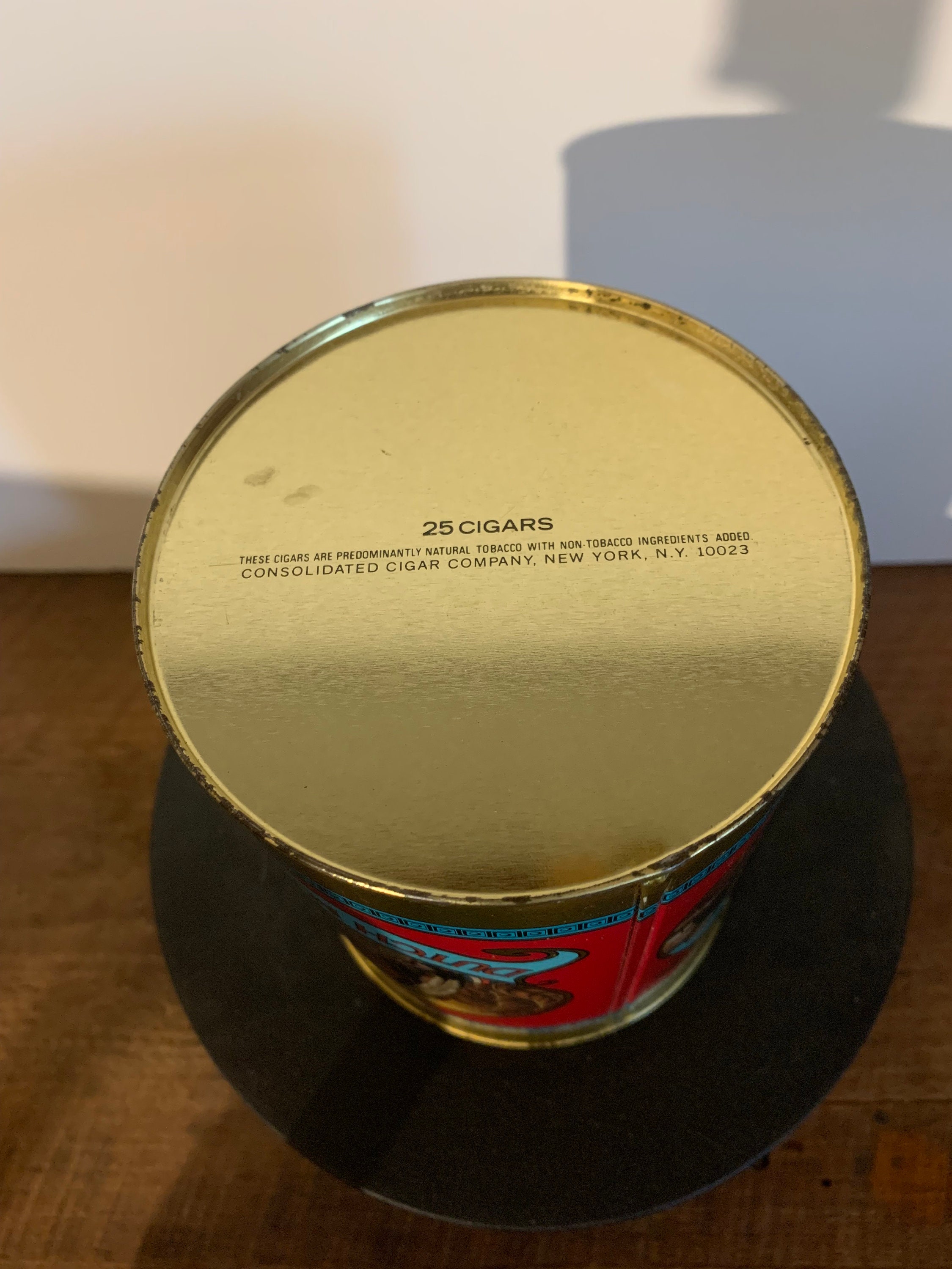 Vintage Dutch Masters Cigar Tin 25 Panetela Can Steel Can With Picture ...