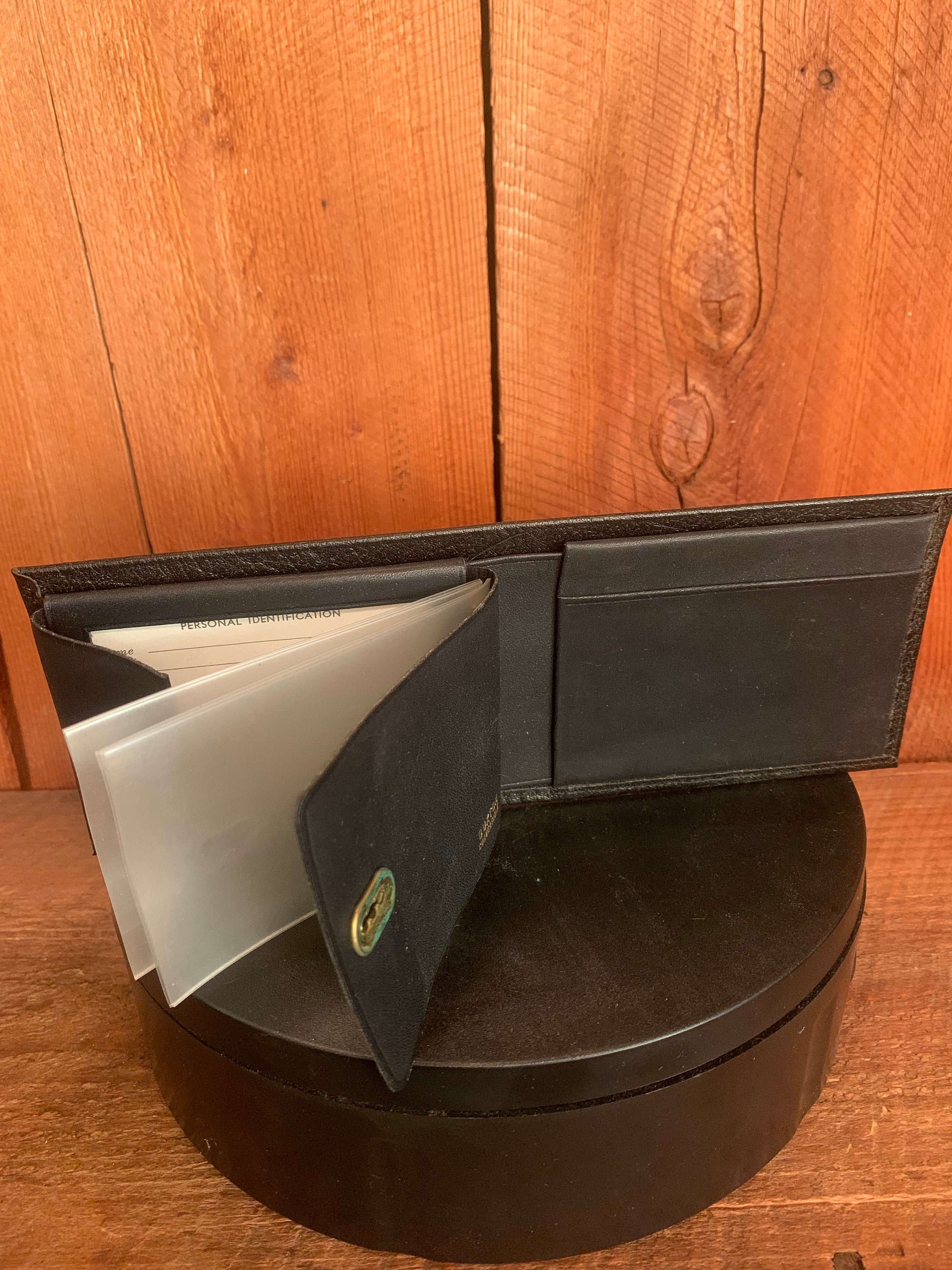 Vintage Black Buxton Convertible Wallet & Brown Rolfs Key Kaddy ...