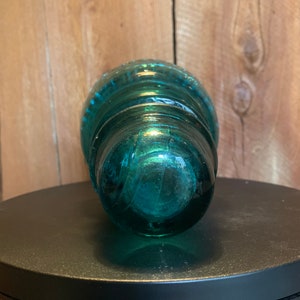 Vintage 1910s Hemingray # 40 Aqua Glass Electrical Insulator 1910s ...