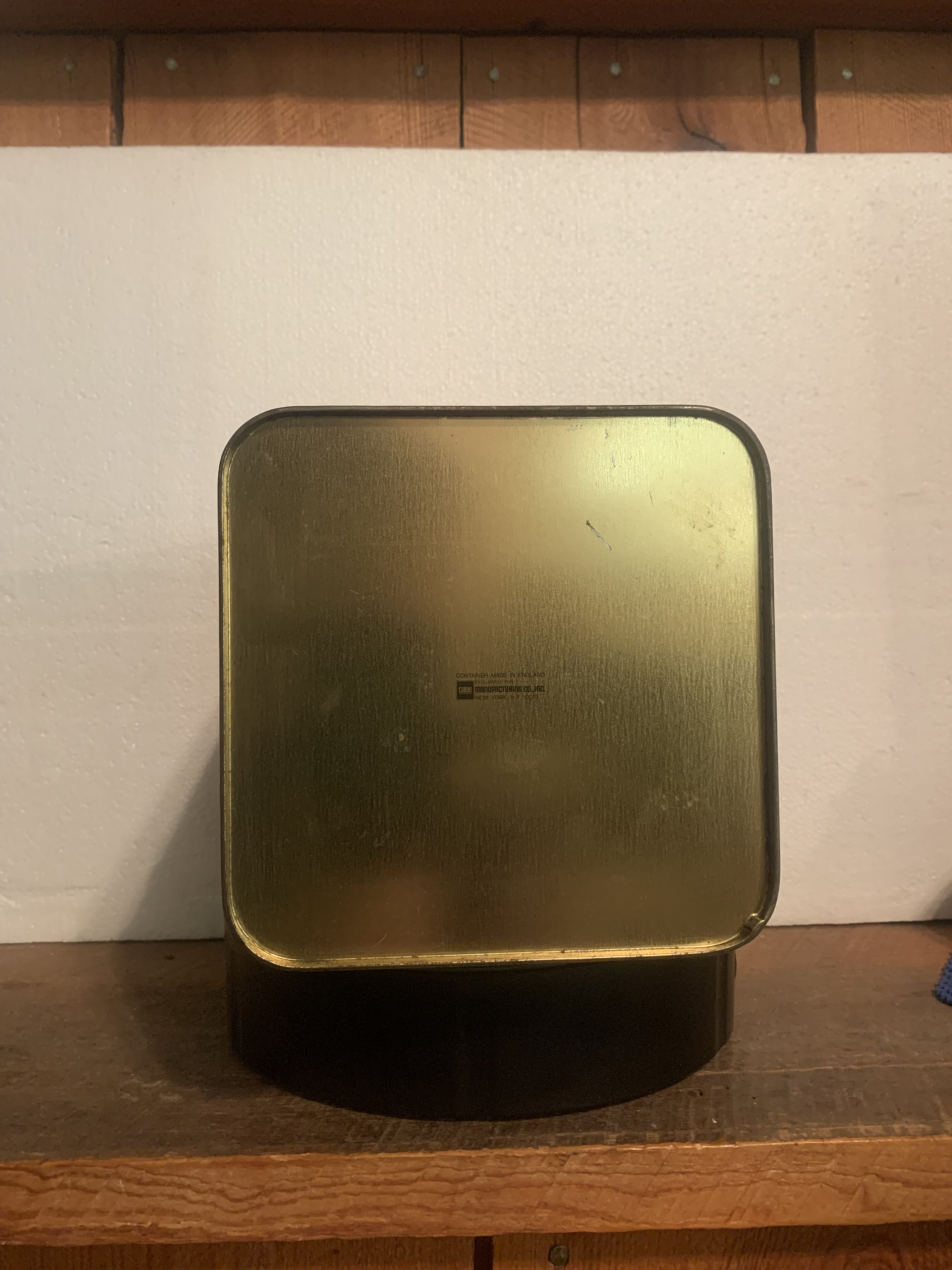 Vintage Carmichaels Chips Tin Kitchen Canister Metal Chip Container Mid ...