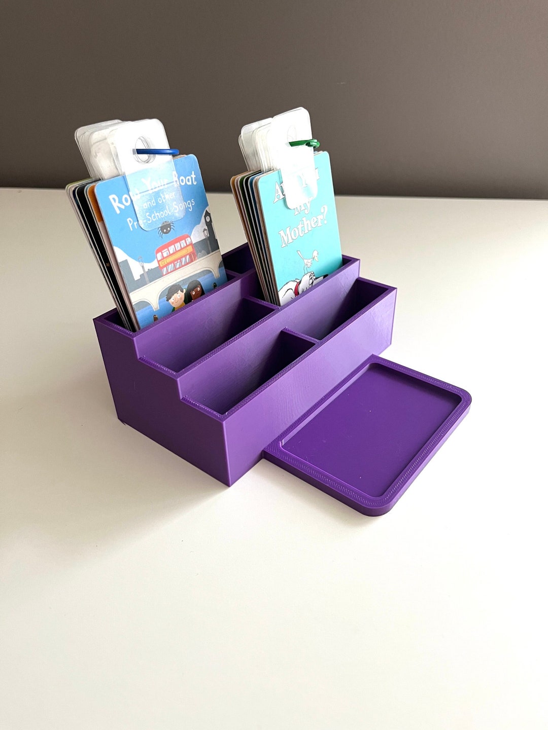 MINI Music Player Docking Stand and Card Holder- Toy Storage Display ...