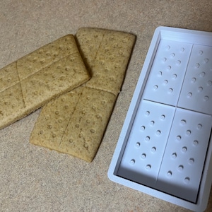 Graham Cracker Shaped Cutter and Stamp - Snack Crackers Cookies ...