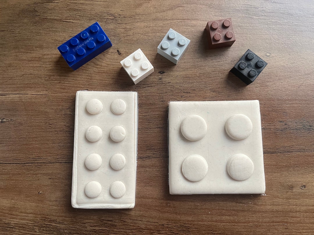 Building Blocks Cookie Cutters and Stamps Set - Bricks - Kids Birthday ...