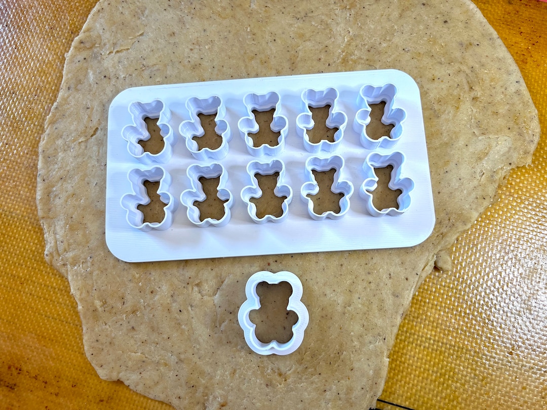 Teddy Bear Shaped Cutter - Fun Shaped Snack Graham Crackers Cookies ...
