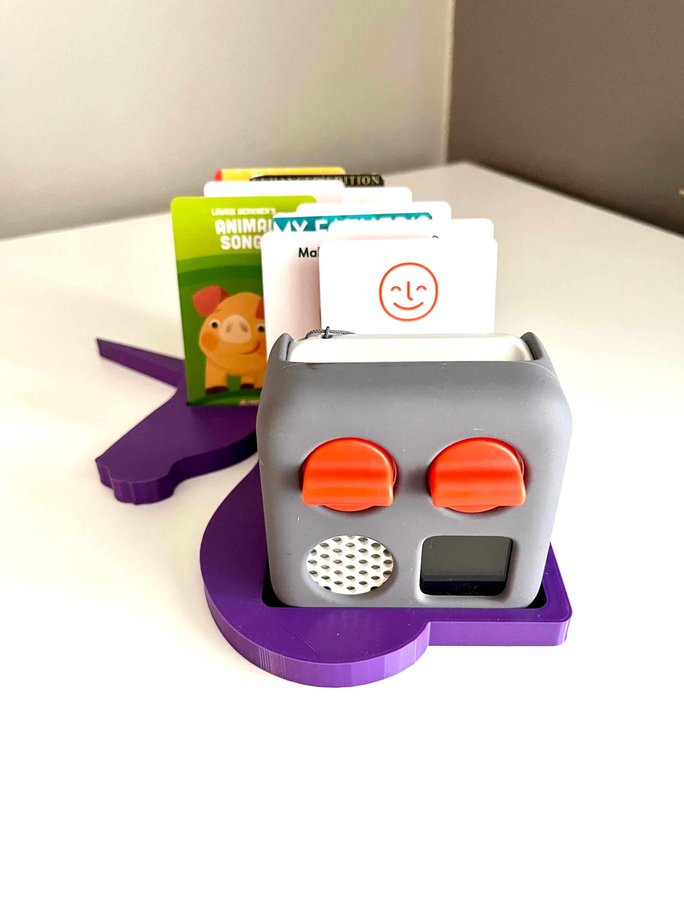 Unicorn MINI Music Player Docking Stand and 10 Card Holder- Toy Storage ...