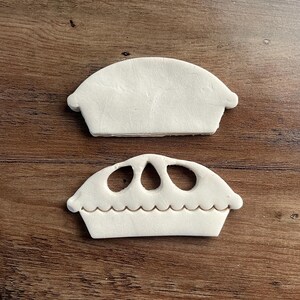 Pie Shaped Cookie Cutter Set With Imprint Stamp Linzer Cookies Sandwich ...