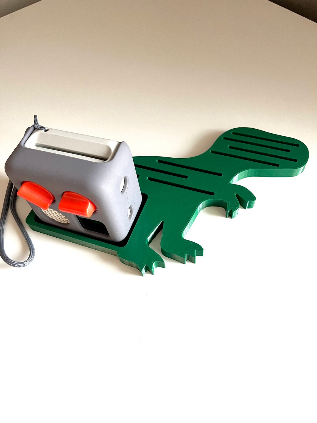 Dinosaur MINI Music Player Docking Stand and 8 Card Holder- Toy Storage ...