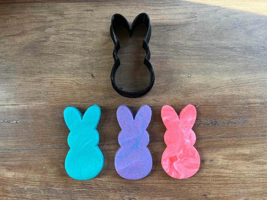 Bunny Shaped Marshmallow Cutter - Custom Spring Easter Cookie Cutter - Etsy