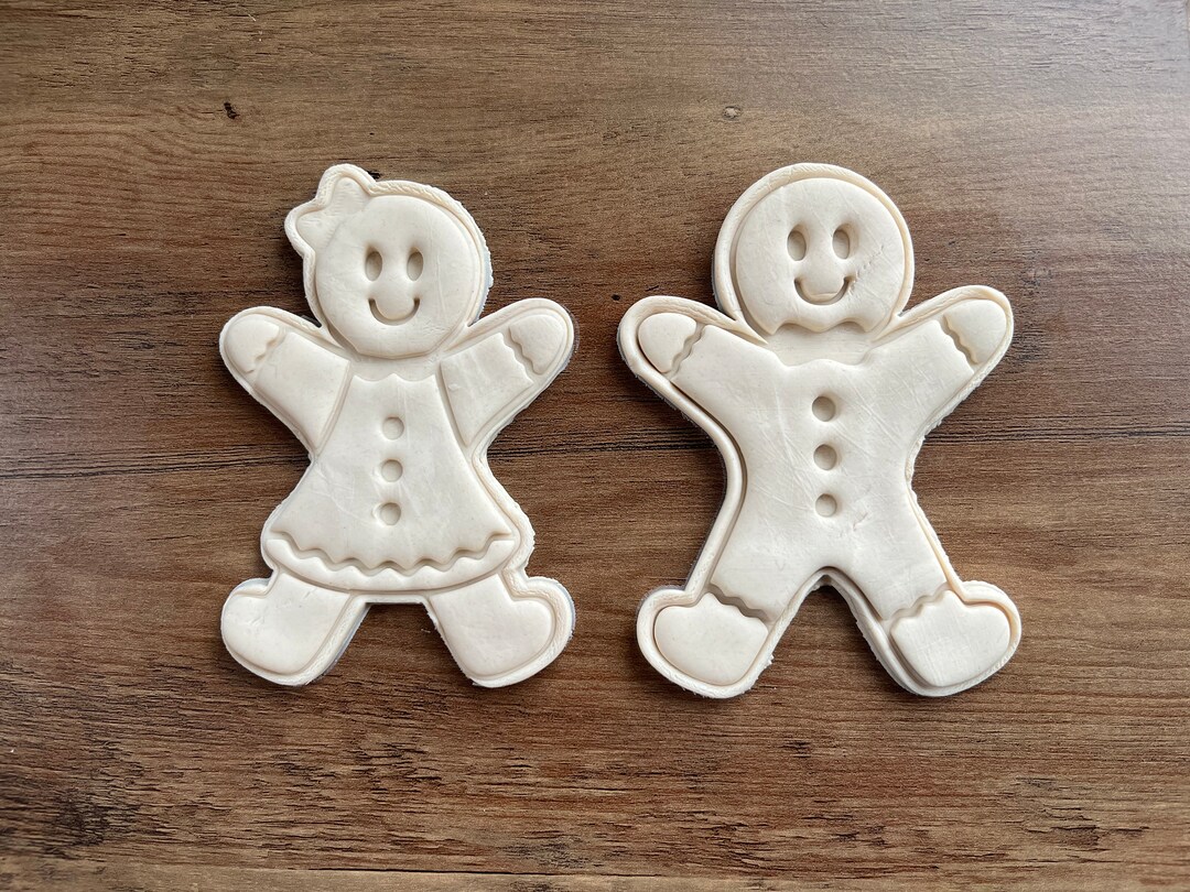 Gingerbread Boy and Girl - Cookie Cutter Set - Holidays - Christmas ...