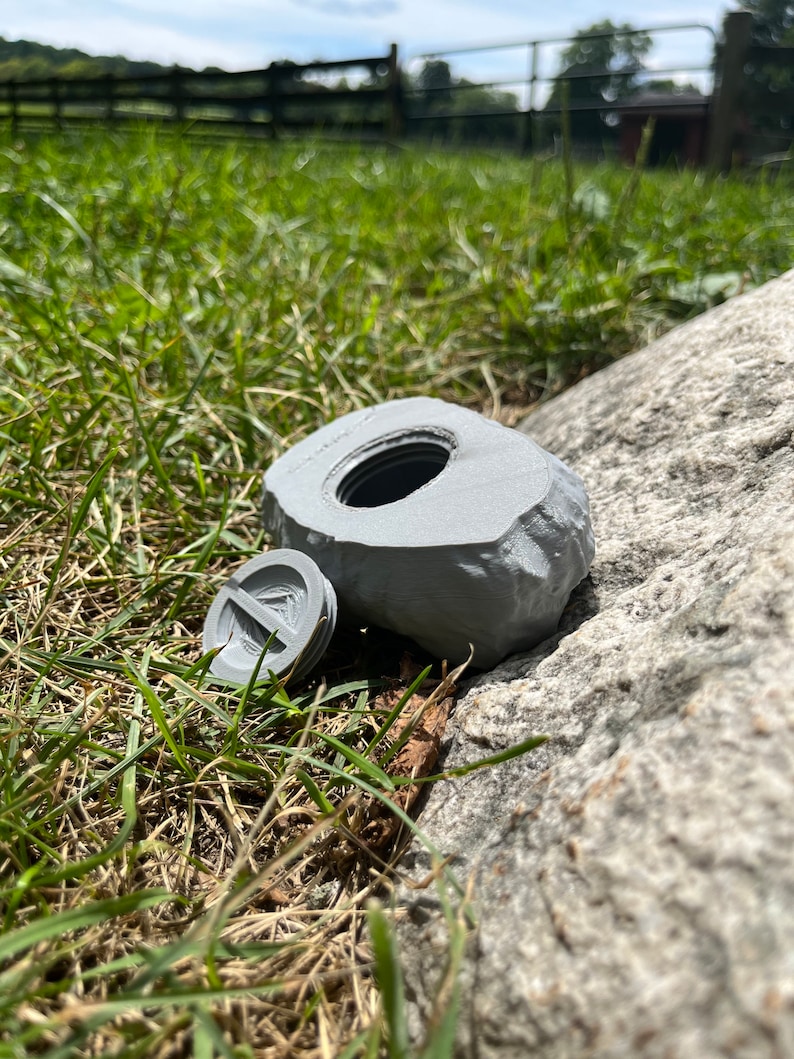 Geocache Rock Container Geocaching Stone 3D Print Hide a - Etsy