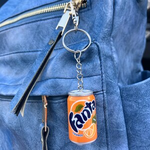 Soda Keychain, Beer Keychain, Fanta, Pepsi, Starbucks Keychain - Etsy