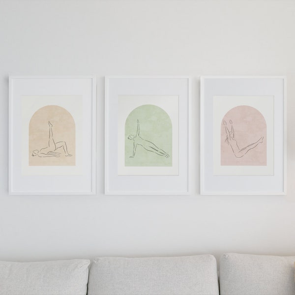 Wall Pilates Poster - Etsy