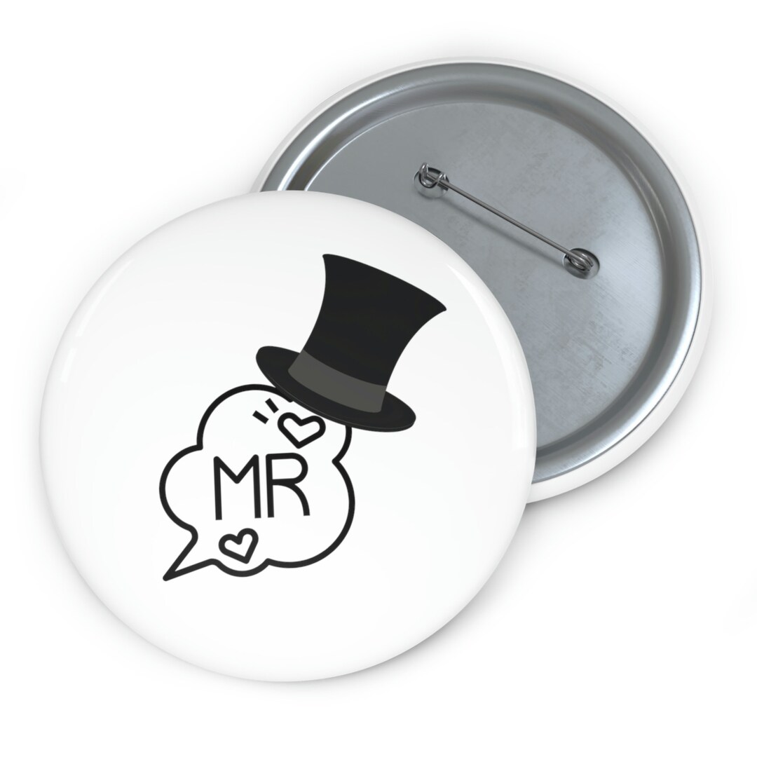 Custom Groom Pin Buttons - Personalize Your Celebration - Etsy