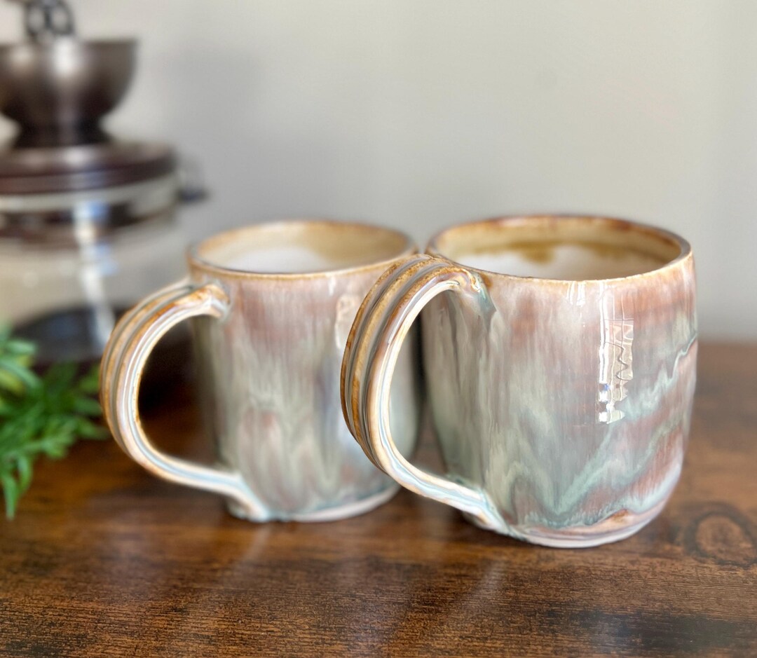 Assorted Wheel Thrown Stoneware Mugs | Ceramic Mugs | - Etsy
