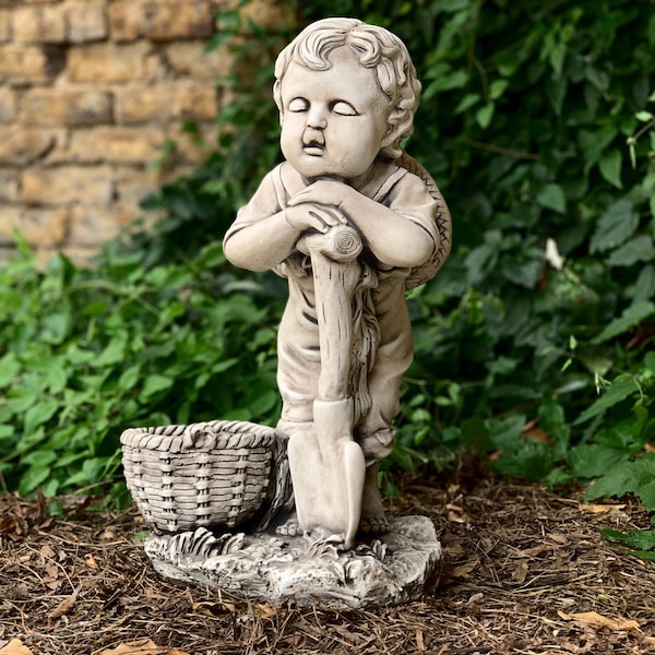 Stone Farmer Figure - Etsy