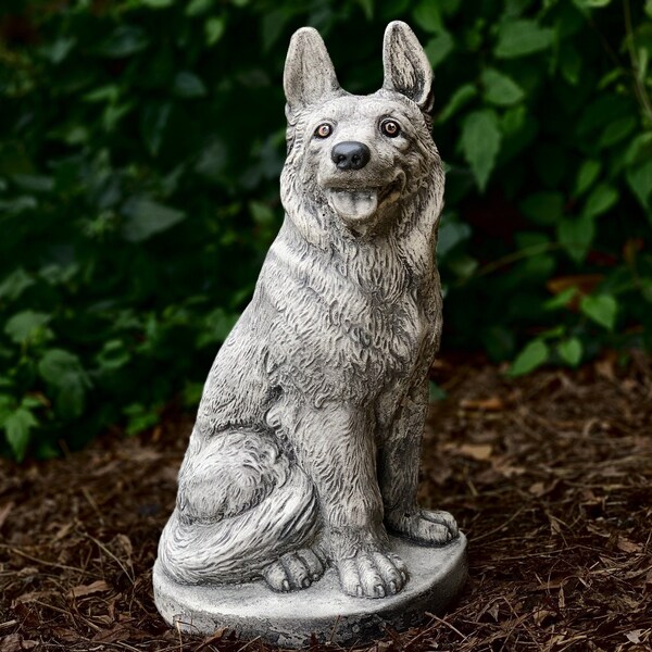 Large German Shepherd Statue Outdoor - Etsy