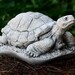 Garden Turtle Statue Sea Turtle Decor Cement Turtle Sculpture Outdoor ...