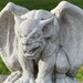 Winged Gargoyle Vampire Statue Concrete Monster Sculpture Garden ...