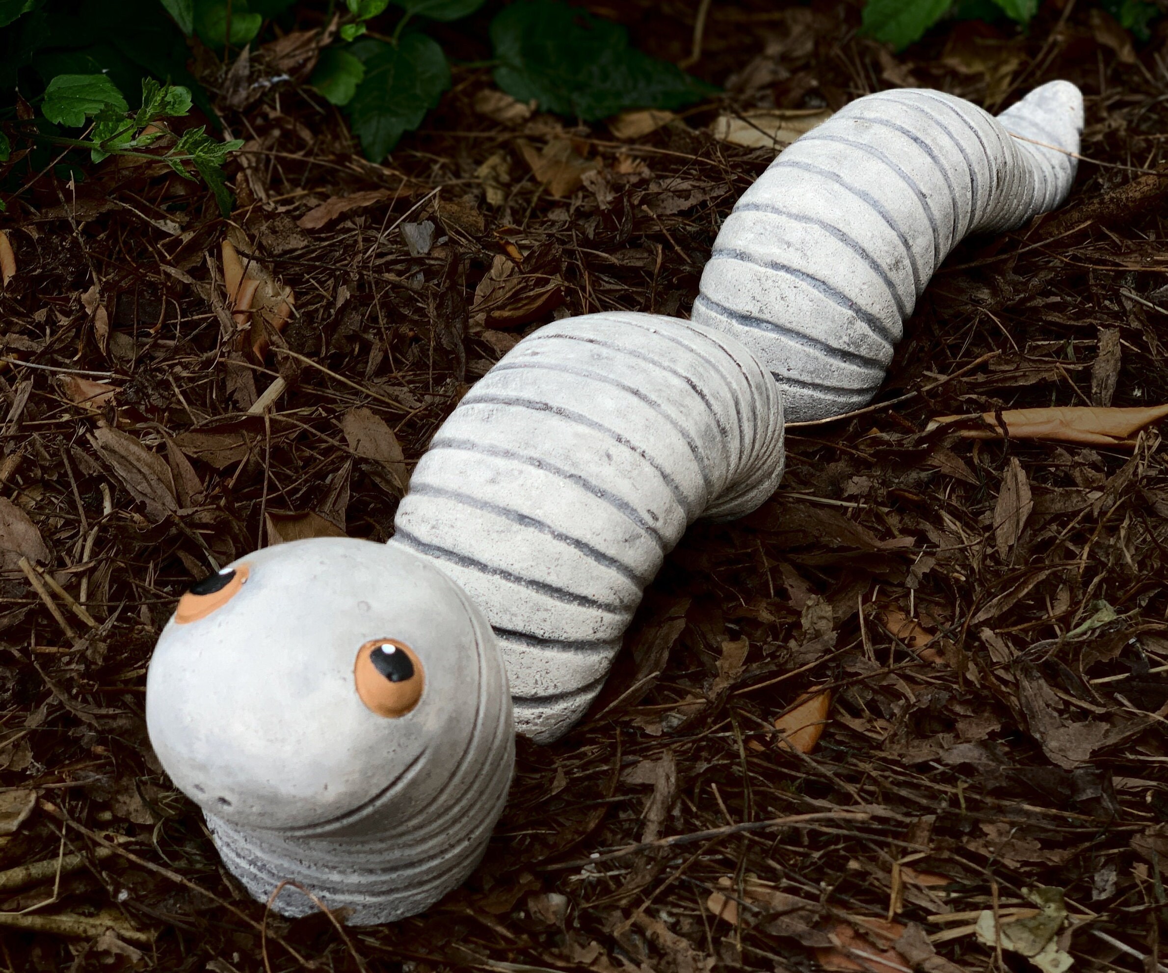 Concrete Worm Sculpture Stone Garden Worm Outdoor Worm Figure - Etsy
