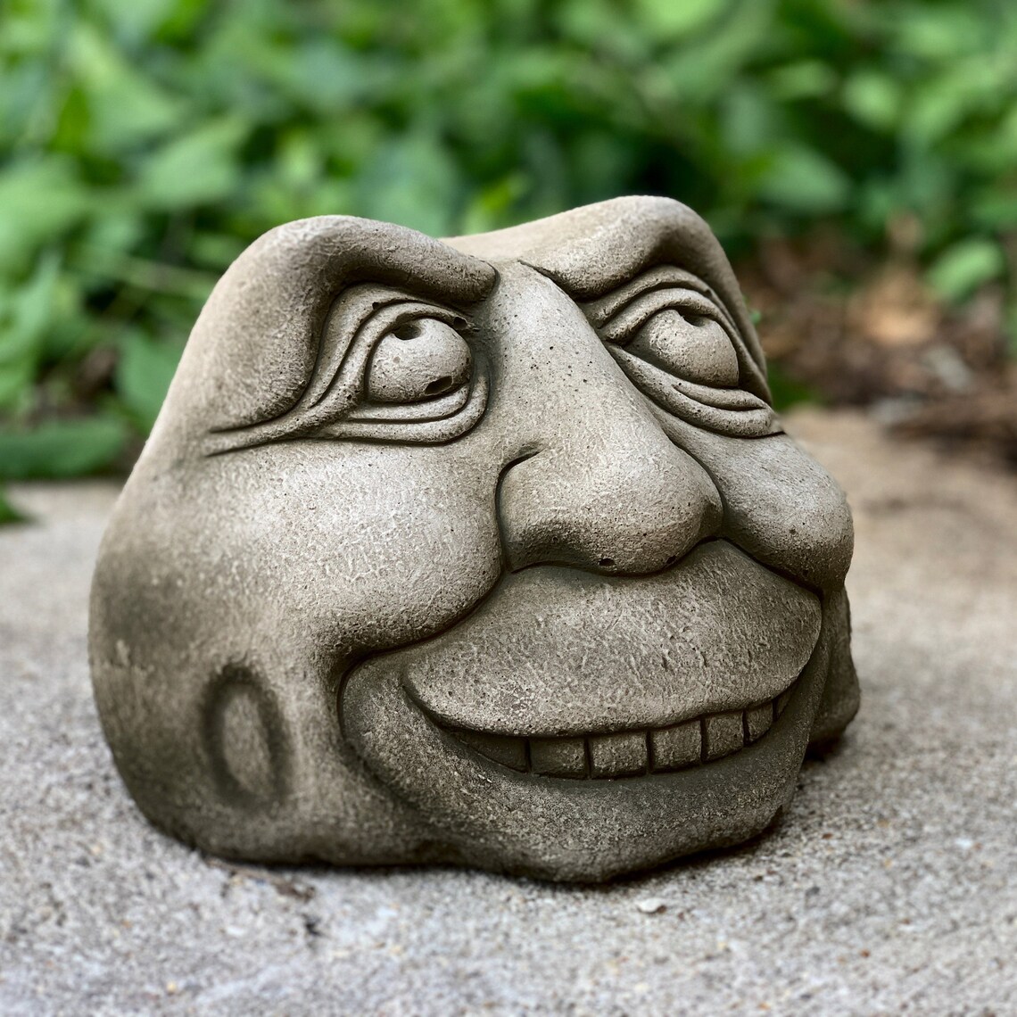 Creepy Face Statue Scary Garden Face Vintage Face Ornament - Etsy