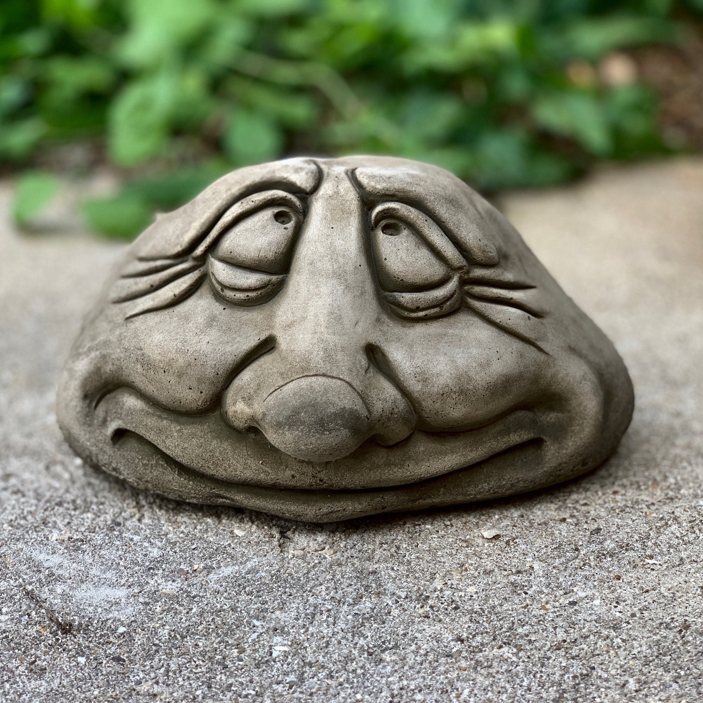 Retro Smiley Face Ornament Funny Face Garden Statue Unique - Etsy