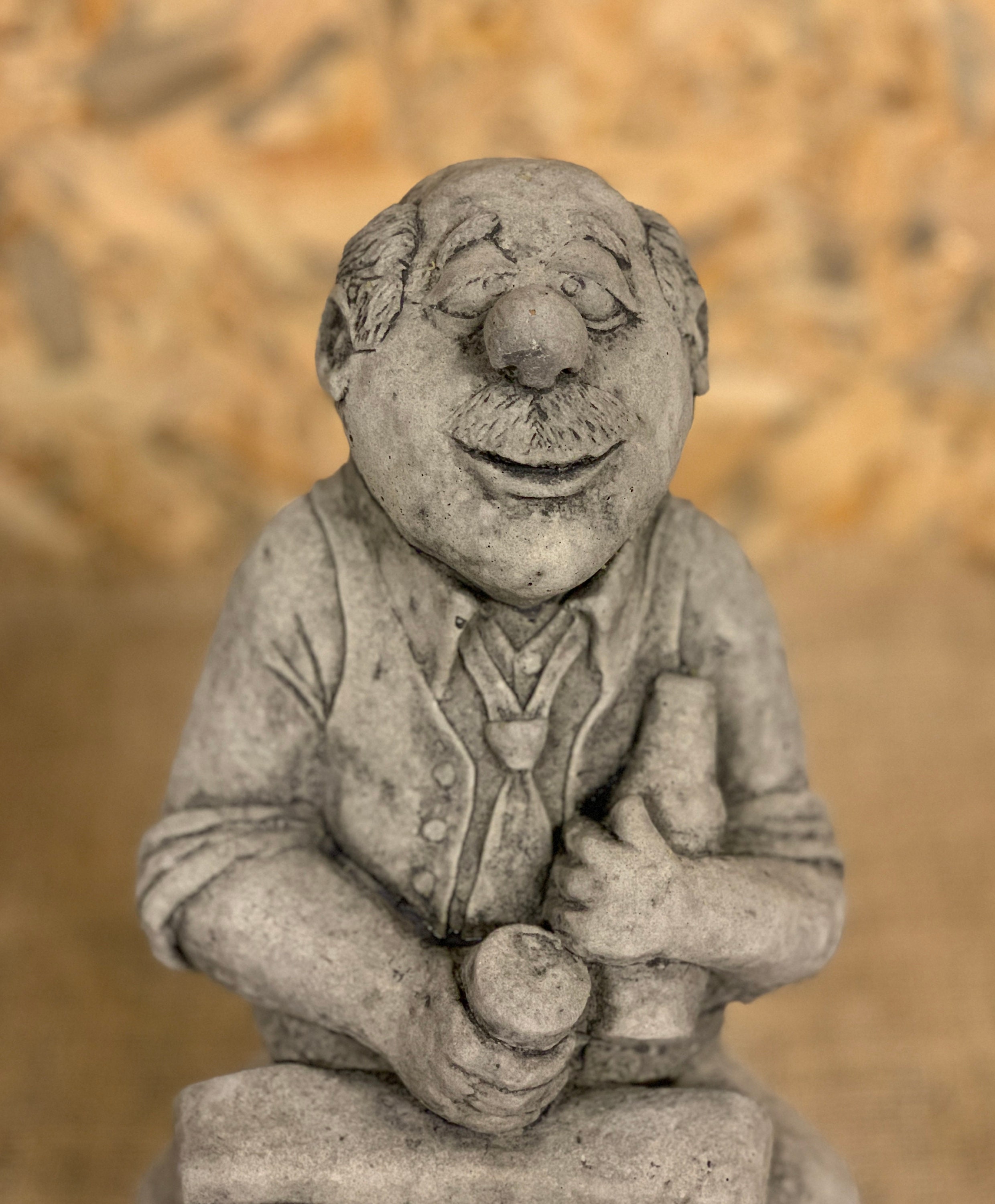 Garden Sign Statue Concrete Pub Sculpture Cement Bar Decor Stone Funny ...