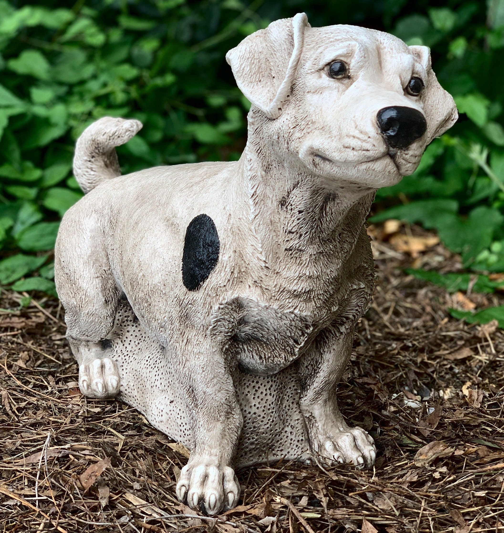 Large Cute Labrador Statue Concrete Labrador Figure Smiling - Etsy