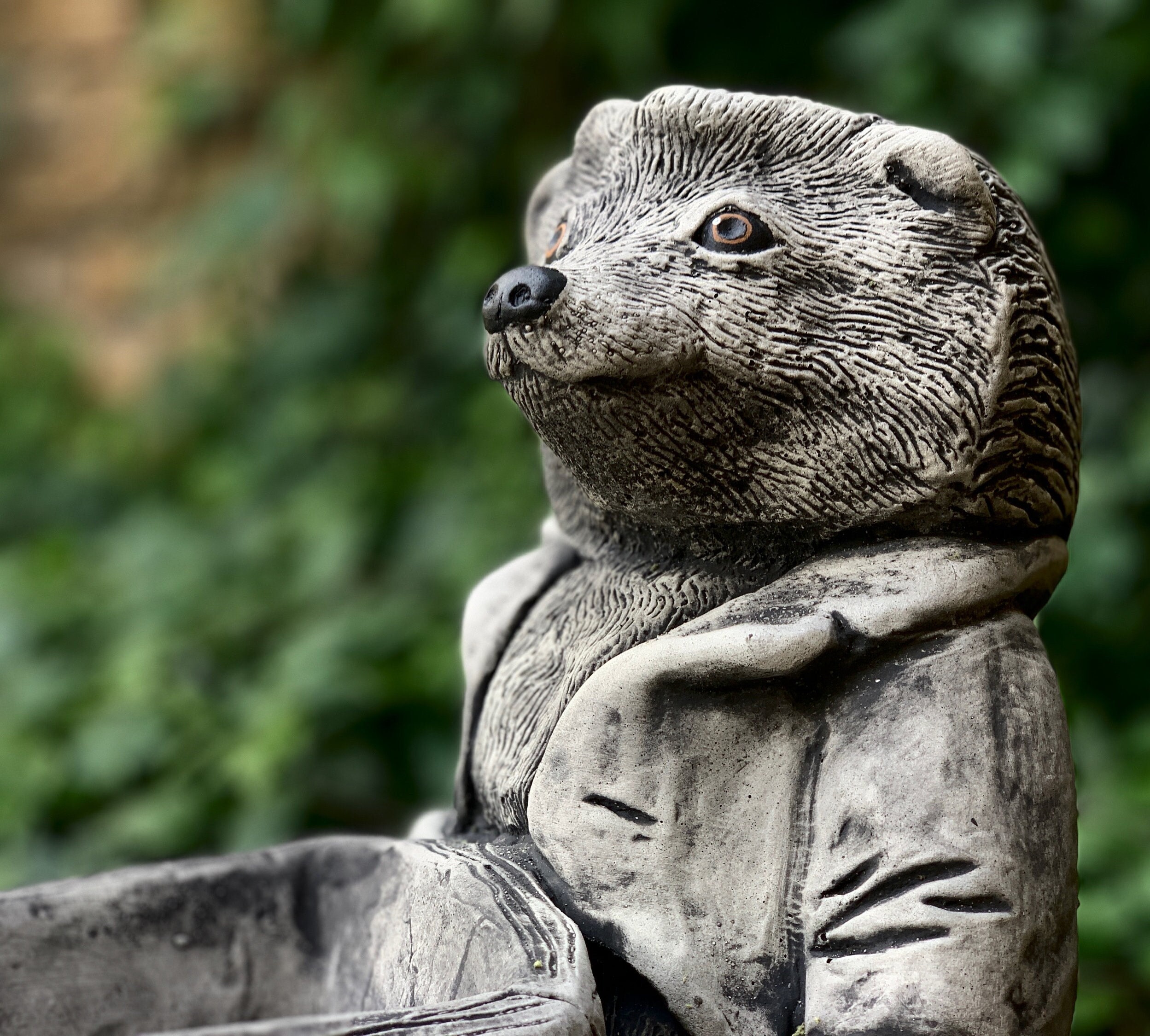 Garden Mole Statue Cement Mole Figurine Unique Mole Sculpture Large ...