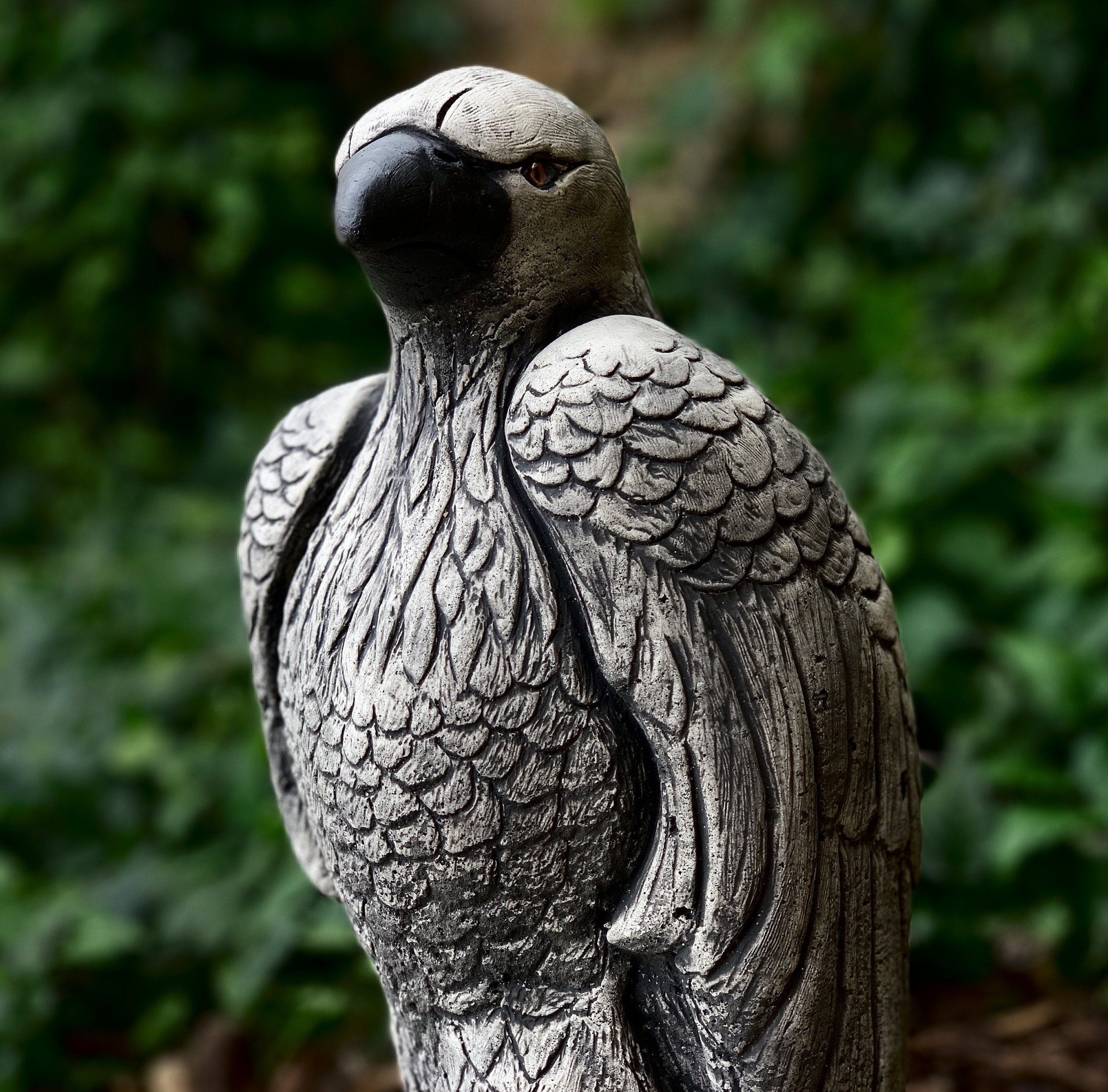 Massive Eagle Sculpture Cement Eagle Ornament Stone Garden - Etsy